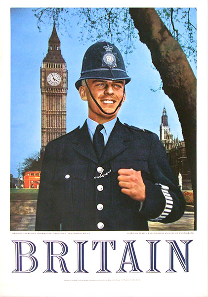 The British 'bobbies 'dress code - 1950's British TV and Radio